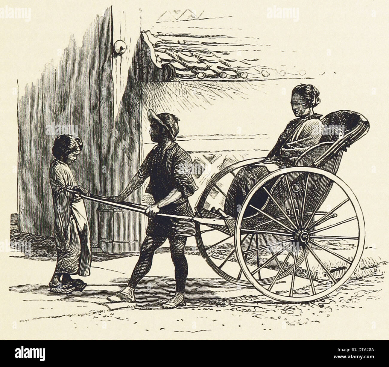 Kuruma british engraving xix th century hi-res stock photography and ...