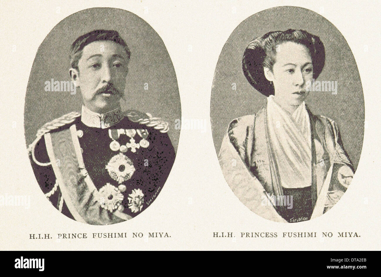 Japan : H.I.H Prince Fushimi no Miya and H.I.H Princess Fushimi no Miya ...