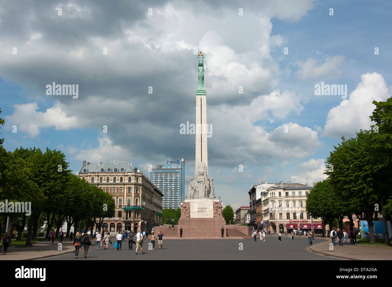 Freedom Monument, Riga, Latvia, Baltic States Stock Photo - Alamy