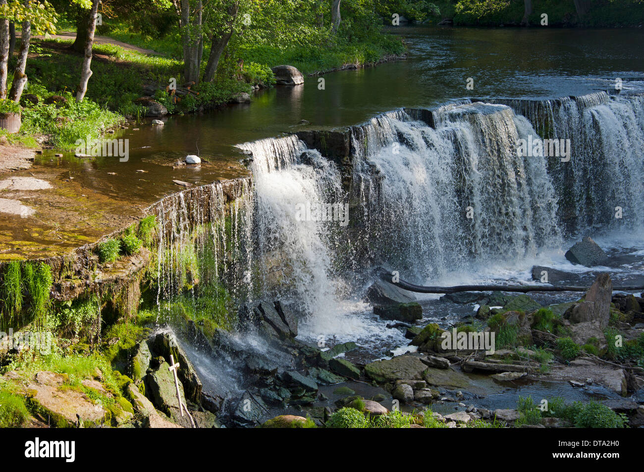 Waterfall, Keila-Joa, Estonia, Baltic States Stock Photo - Alamy