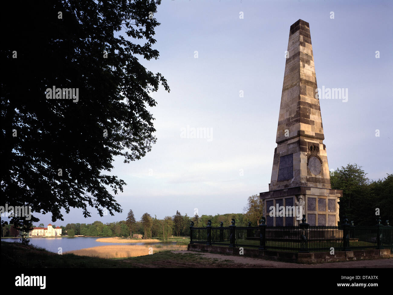 Obelisk at rheinsberg castle hi-res stock photography and images - Alamy