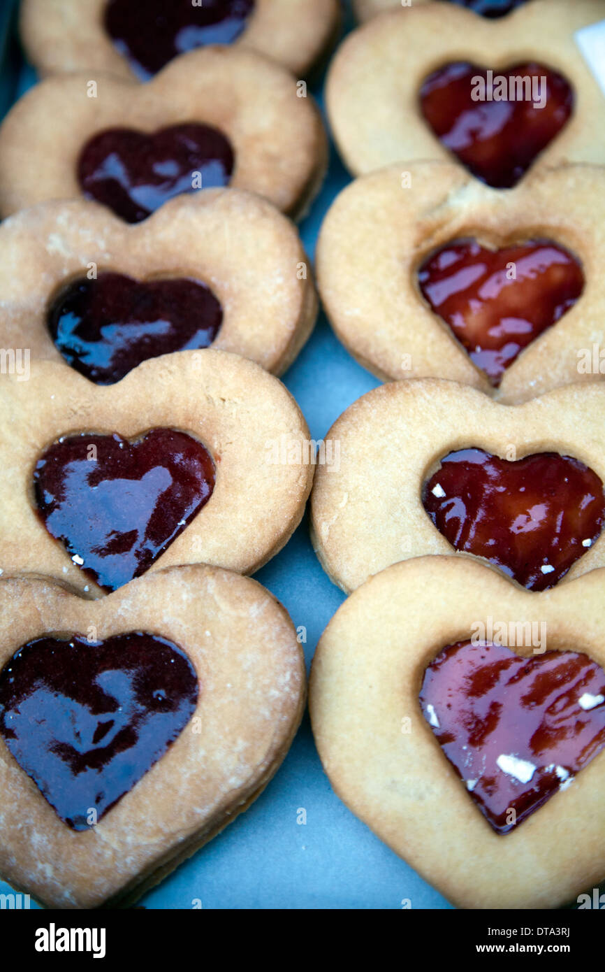 Queen of Hearts Tarts Stock Photo - Alamy