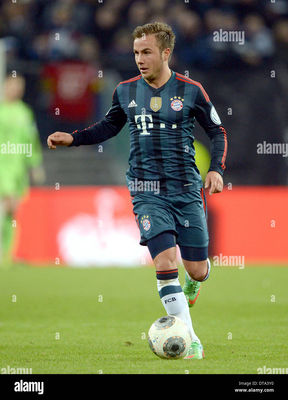 Munich's Mario Goetze during the DFB Cup quarter final match between ...