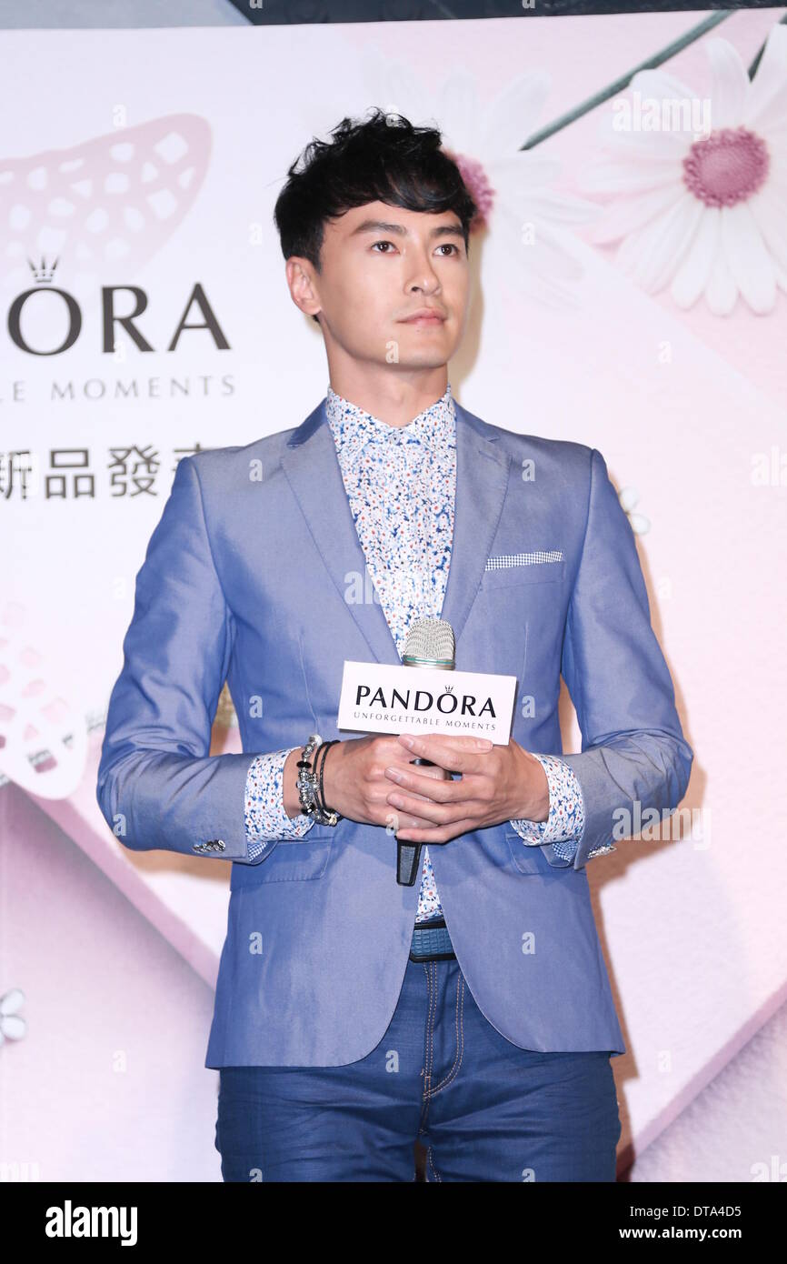 Taipei, China. 12th Feb, 2014. Actor Joseph Cheng attends commercial ...