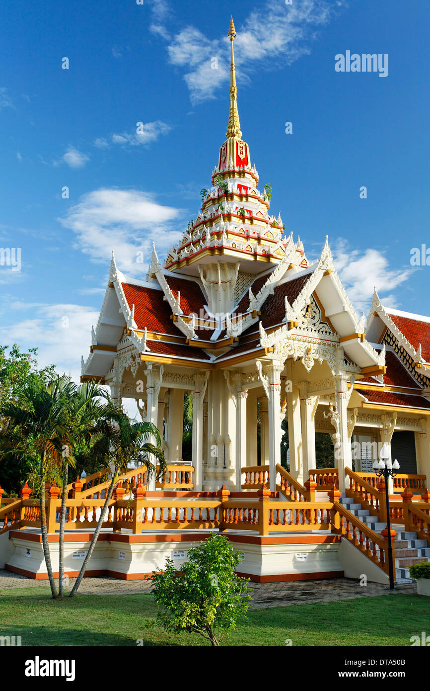 Ornate building, Wat Chalong temple, Phuket, Thailand Stock Photo - Alamy