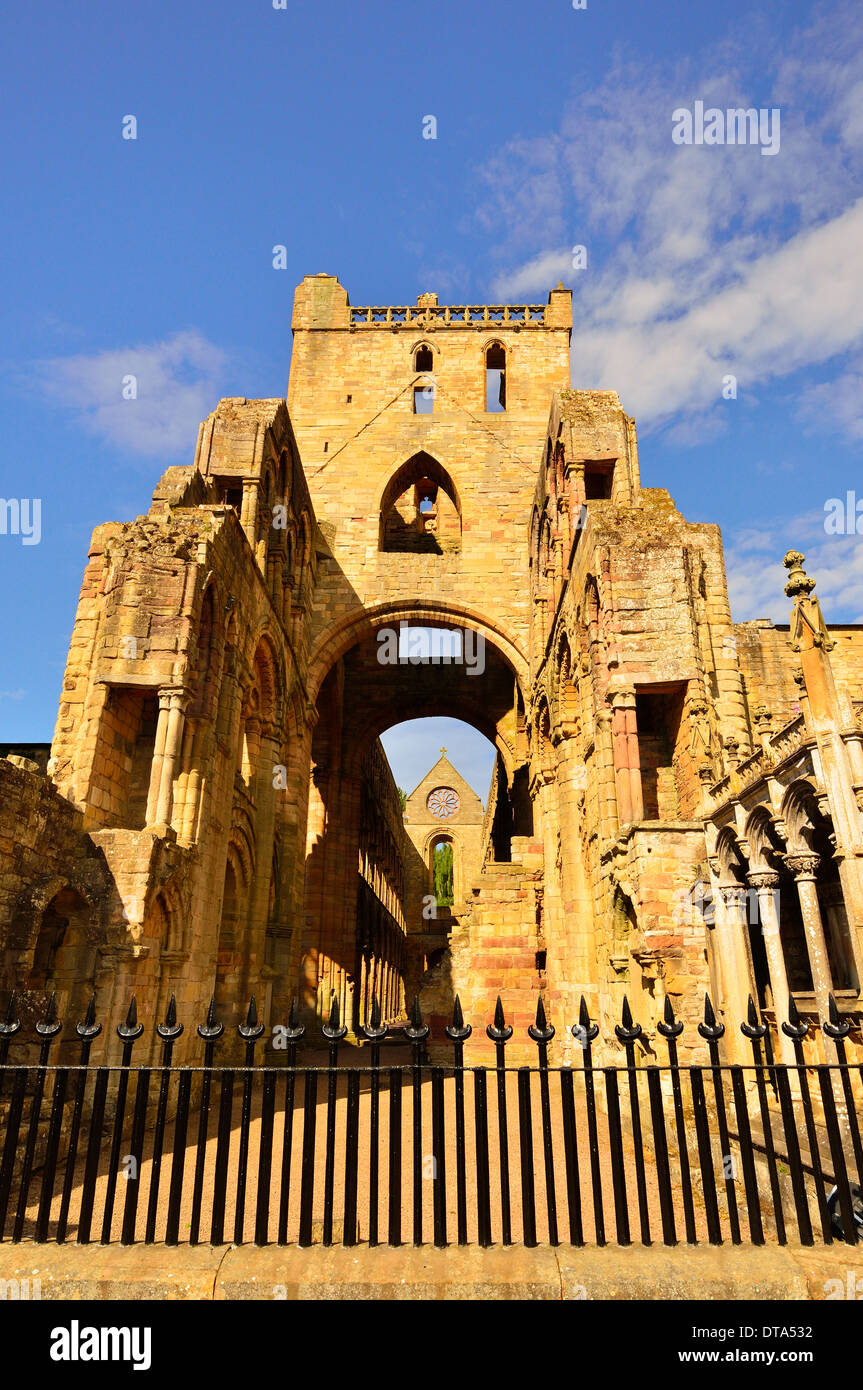 The ruins of Jedburgh Abbey, Augustinian monastery, 12th century ...