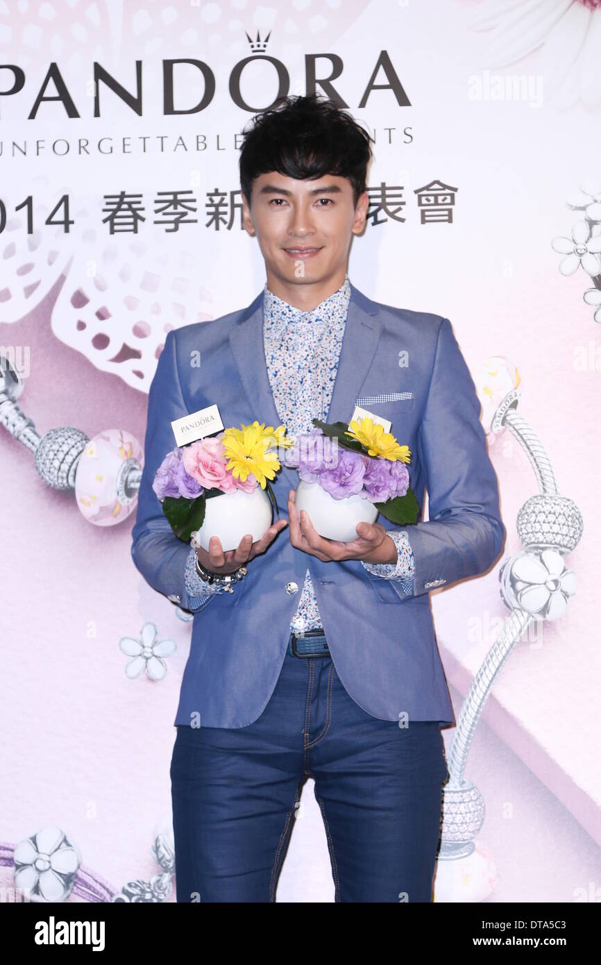 Taipei, China. 12th Feb, 2014. Actor Joseph Cheng attends commercial ...