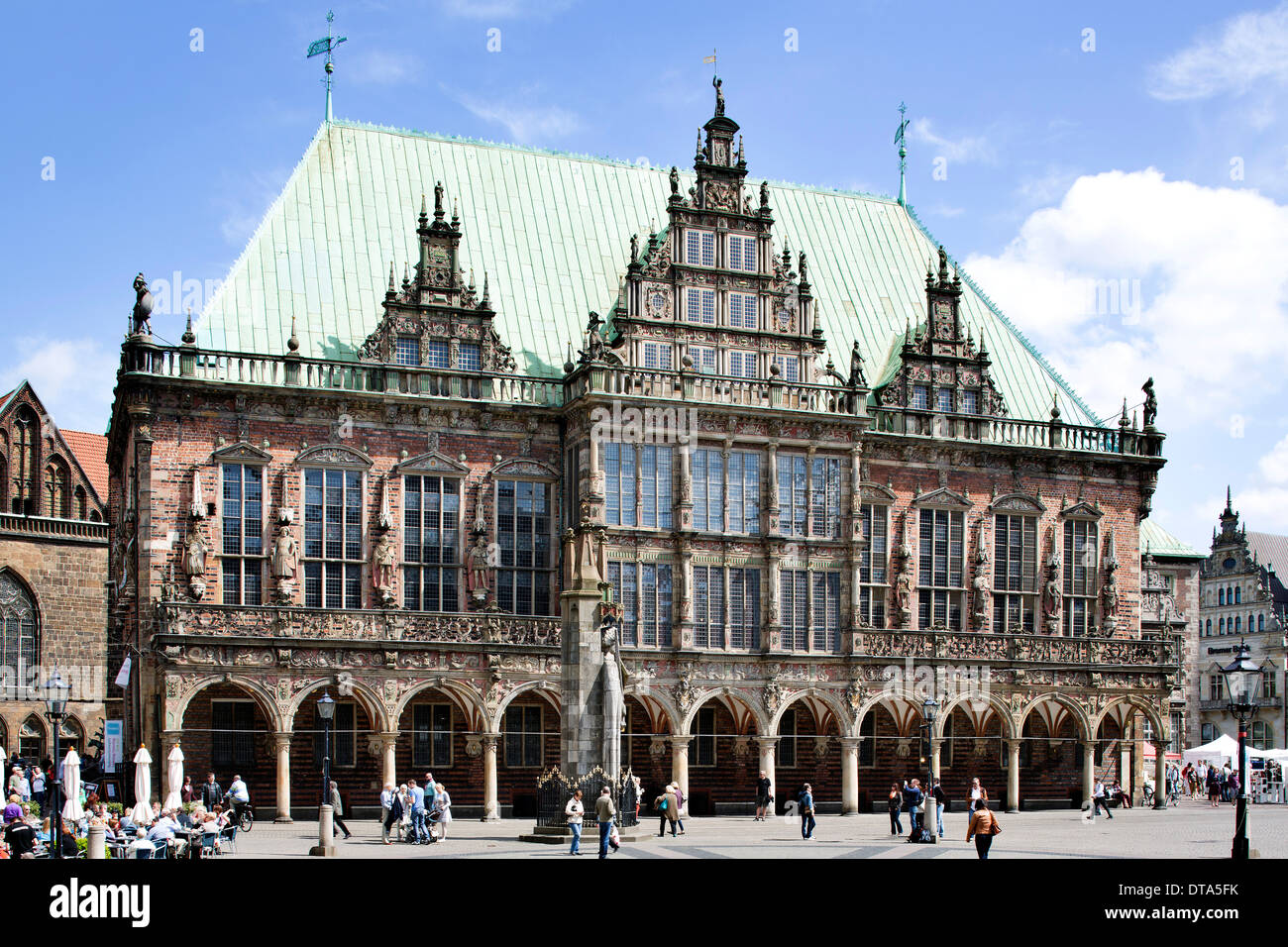 Bremen City Hall, Weser Renaissance, UNESCO World Cultural Heritage ...