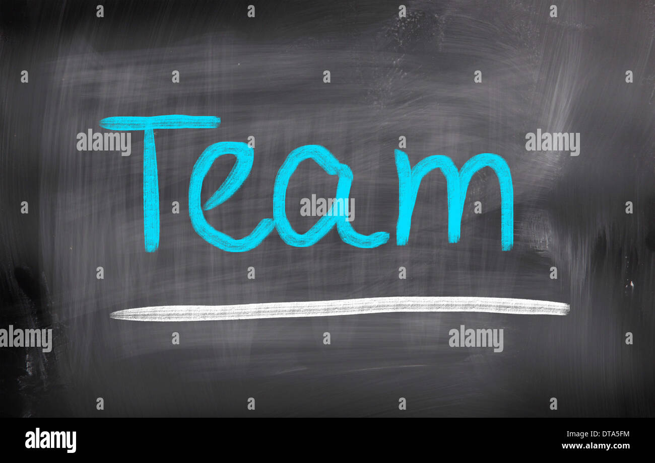 Team building chalk drawing hi-res stock photography and images - Alamy