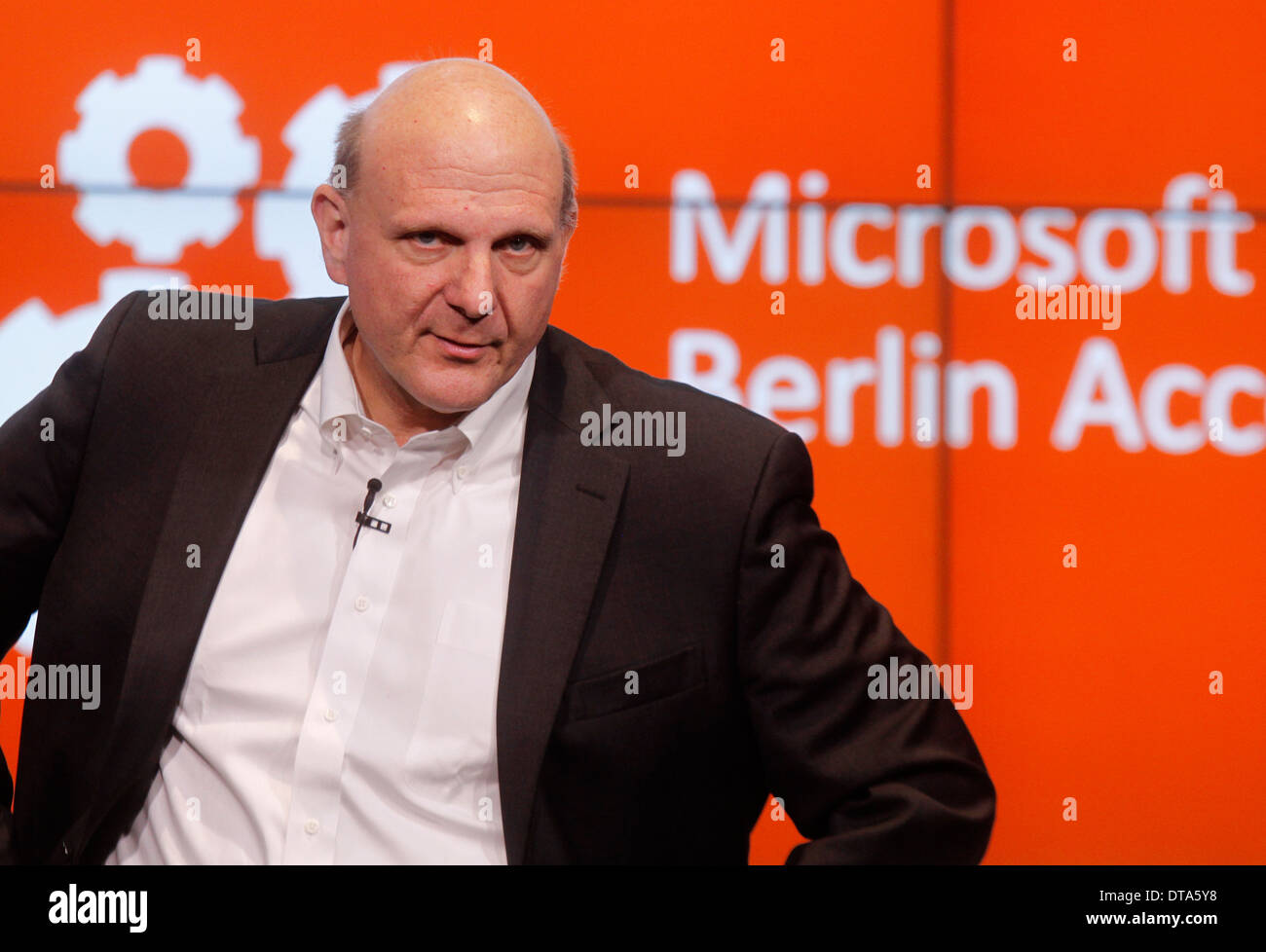 Berlin, Germany, the outgoing Microsoft CEO Steve Ballmer Stock Photo ...