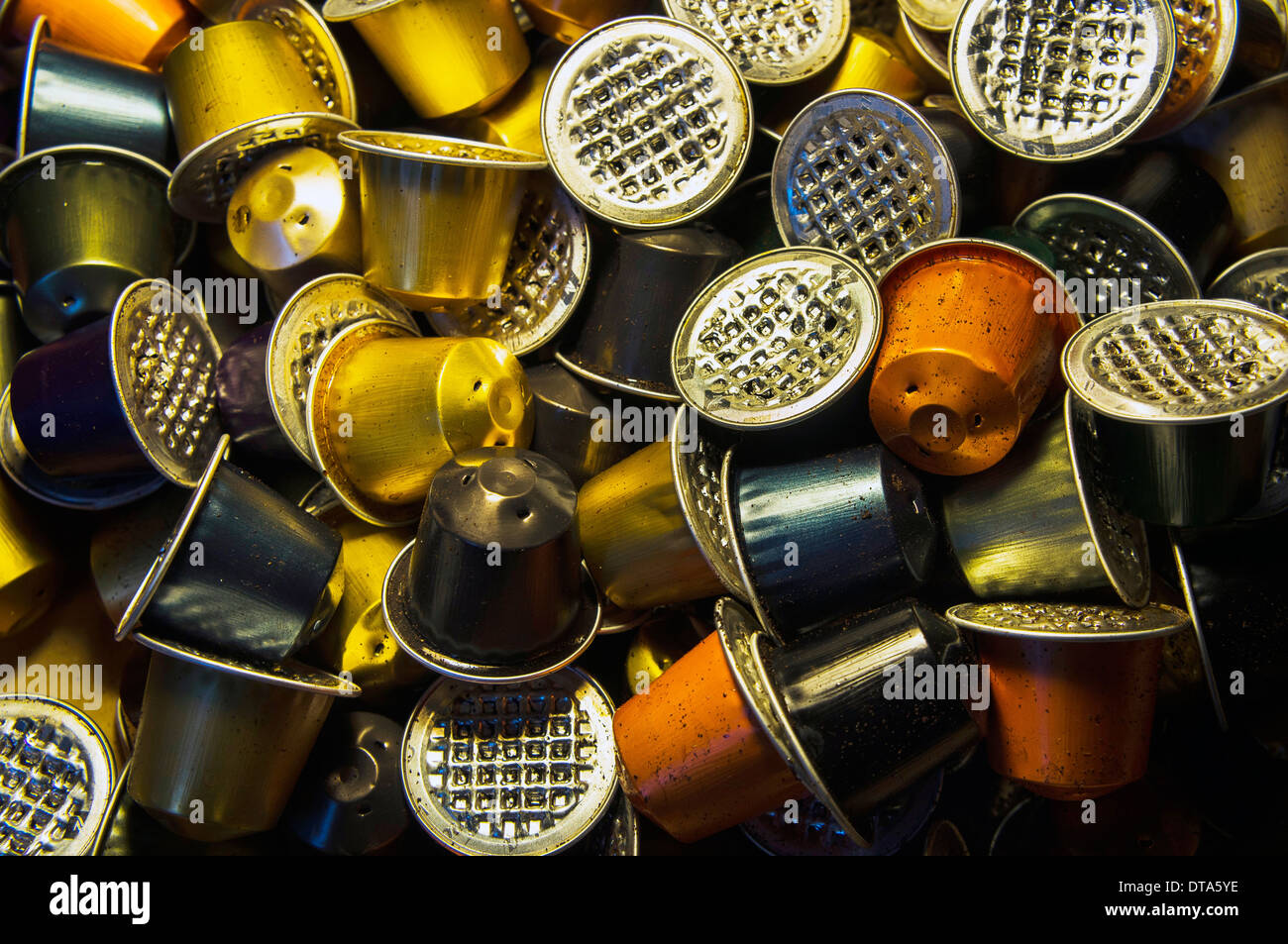 recycling, waste, Aluminium, Al, consumed, used, Nespresso capsules ...