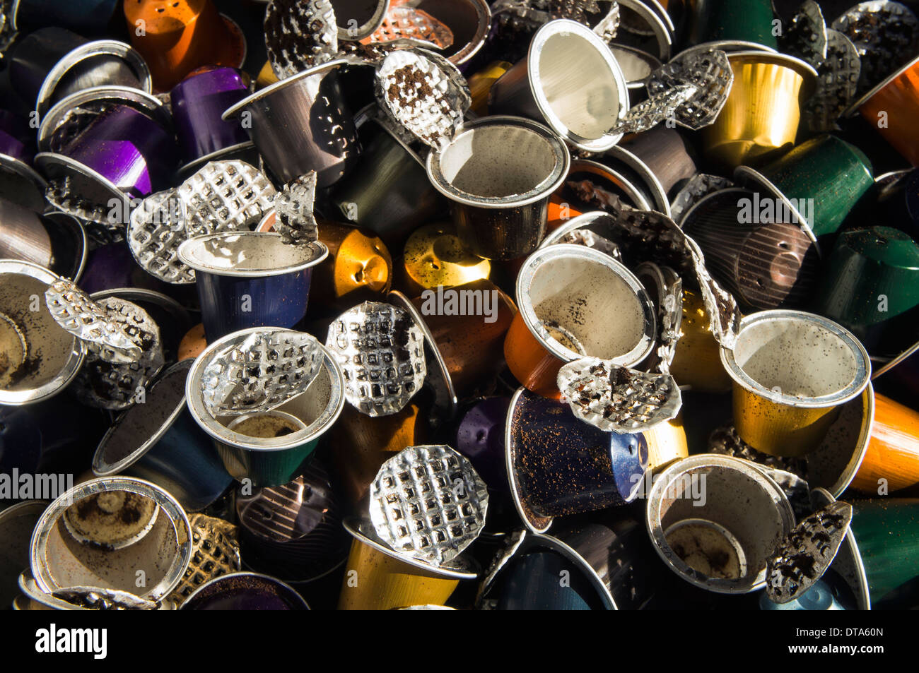 recycling, waste, Aluminium, Al, consumed, used, empty Nespresso ...
