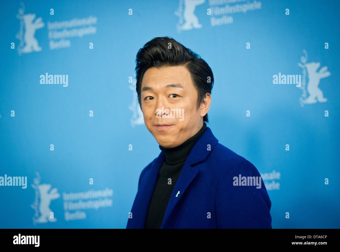 Berlin, Germany. 13th Feb, 2014. Chinese actor Huang Bo poses during ...