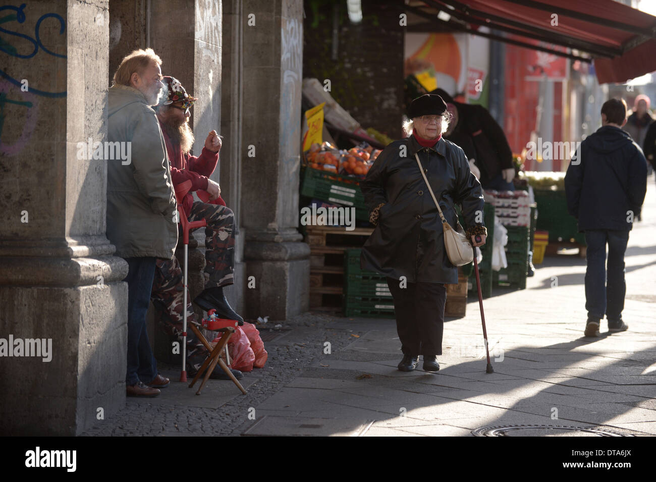 Berlin, Germany, everyday life in the Badstrasse in Wedding Stock Photo ...