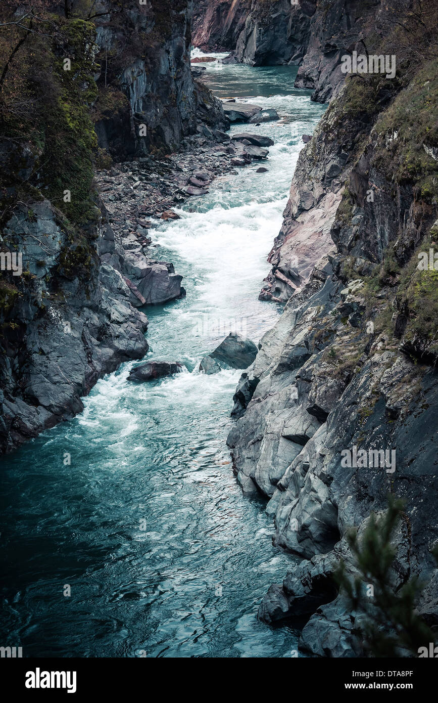 White River in the granite gorge, Republic of Adygea Stock Photo - Alamy