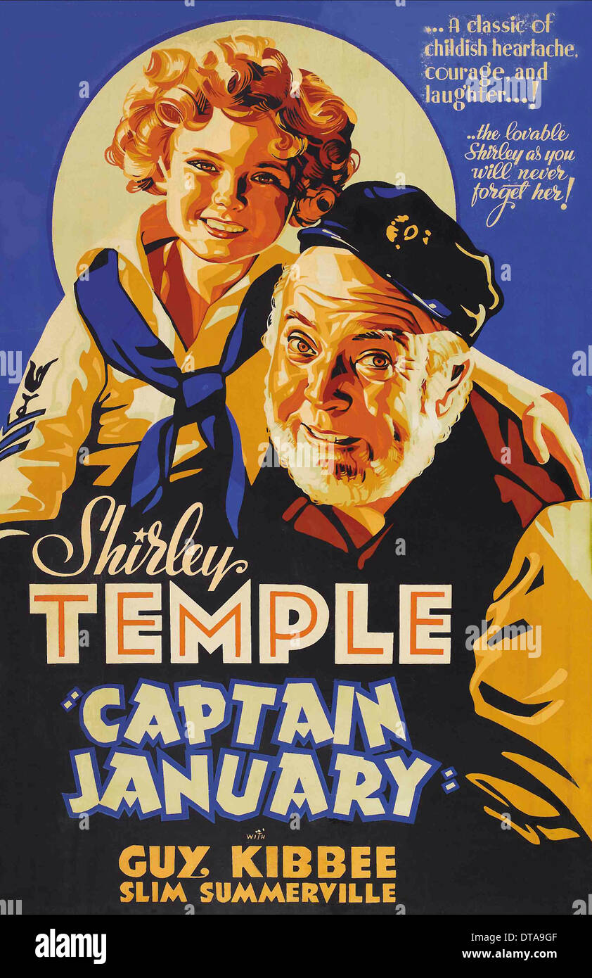 MOVIE POSTER CAPTAIN JANUARY (1936 Stock Photo - Alamy