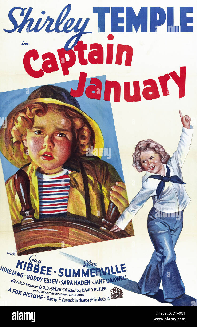 MOVIE POSTER CAPTAIN JANUARY (1936 Stock Photo - Alamy