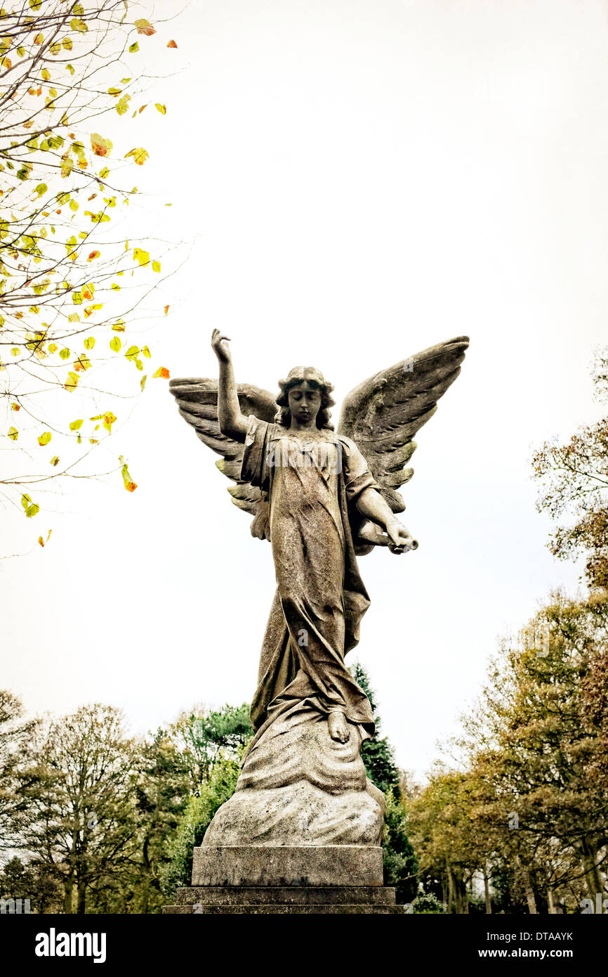 Winged Angel Statue High Resolution Stock Photography and Images - Alamy