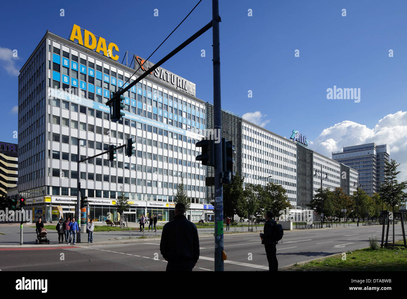Berlin, Germany, home of the electrical industry at Alexanderplatz ...