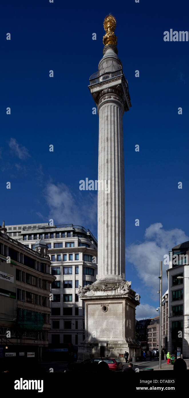 London, THE MONUMENT Stock Photo - Alamy