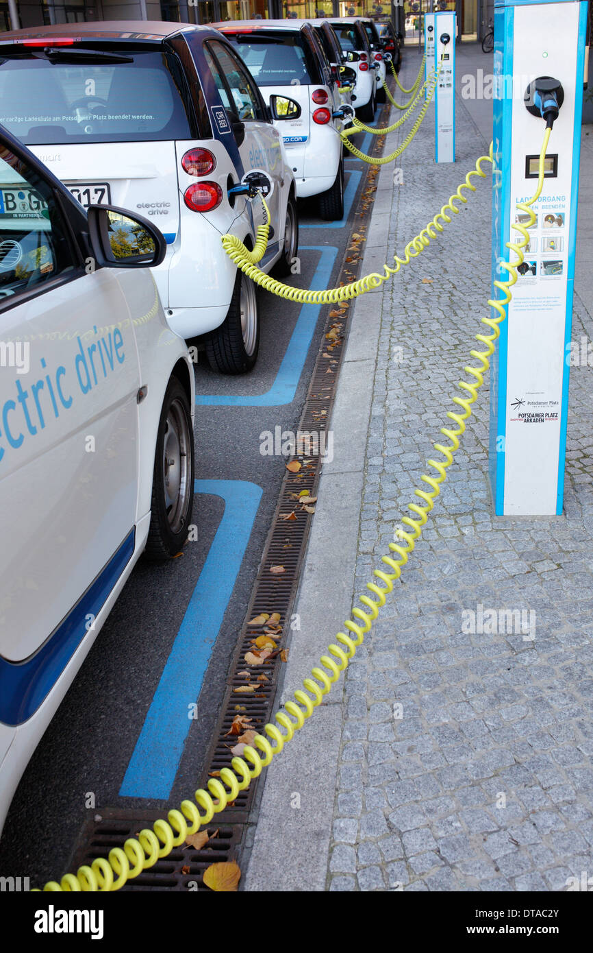 Berlin, Germany, Electric Car Smart, Smart Fortwo Electric Drive, at ...