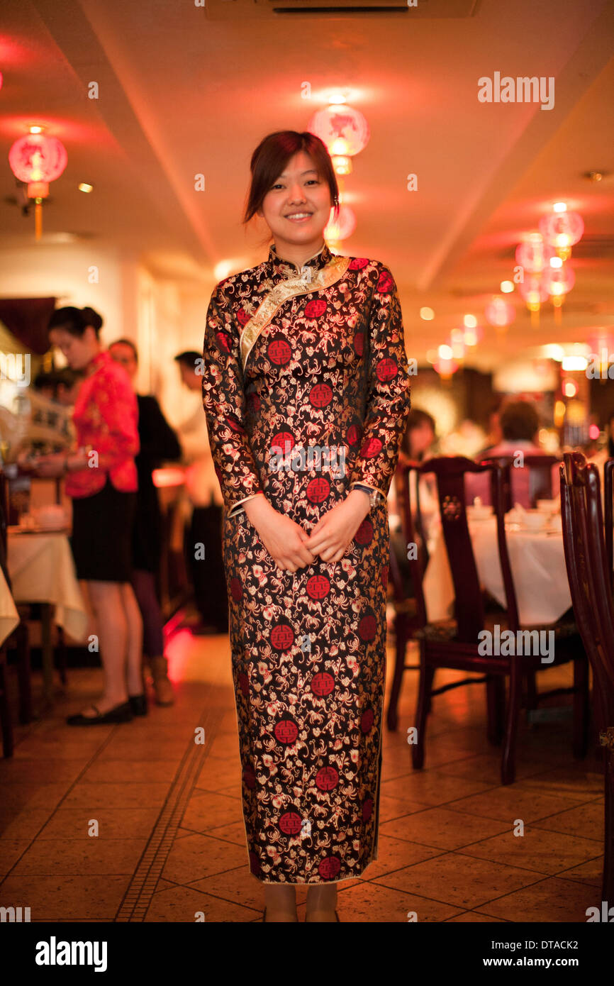 Portrait of maid Chinese restaurant Stock Photo - Alamy