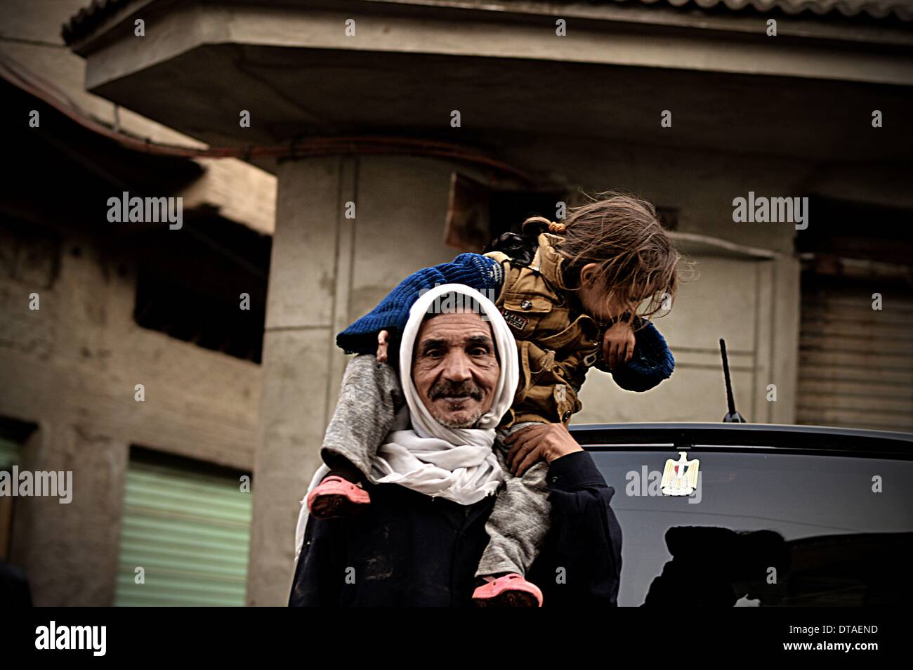 Cairo, Egypt. 12th Feb, 2014. Daily life of Egyptians, Al-sharqiya ...