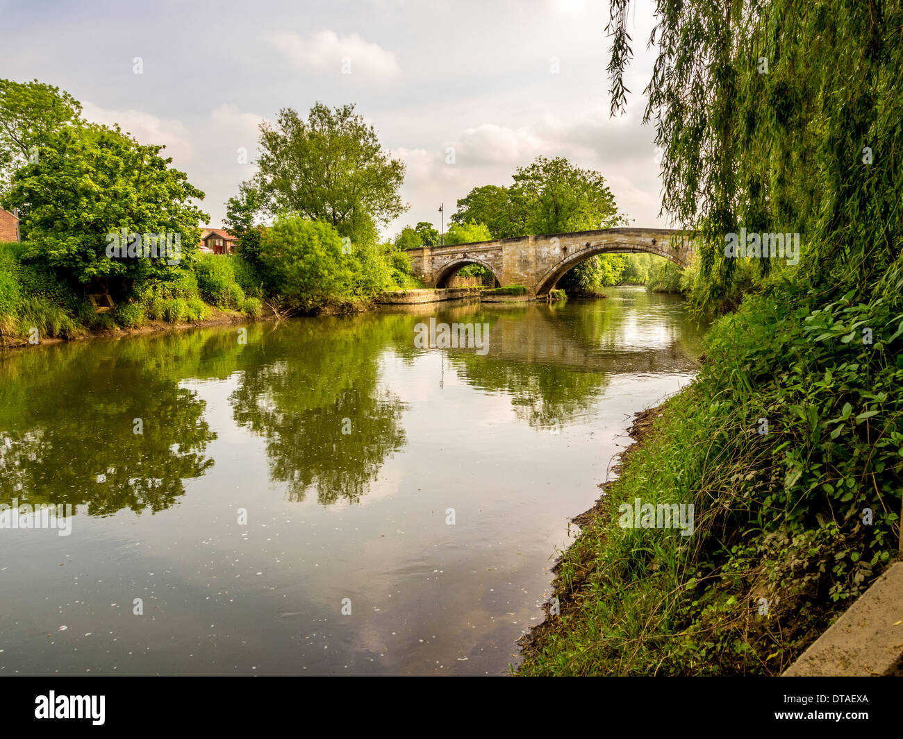 Grade II* listed 18th century bridge over River Derwent at Stamford ...