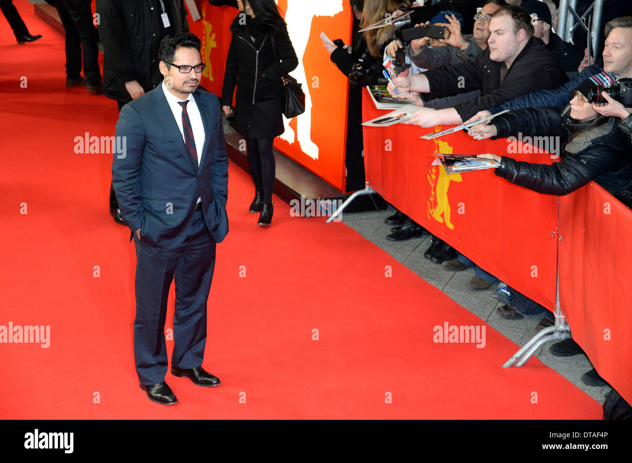 Michael Pena attending the 'Cesar Chavez' premiere at the 64rd Berlin ...