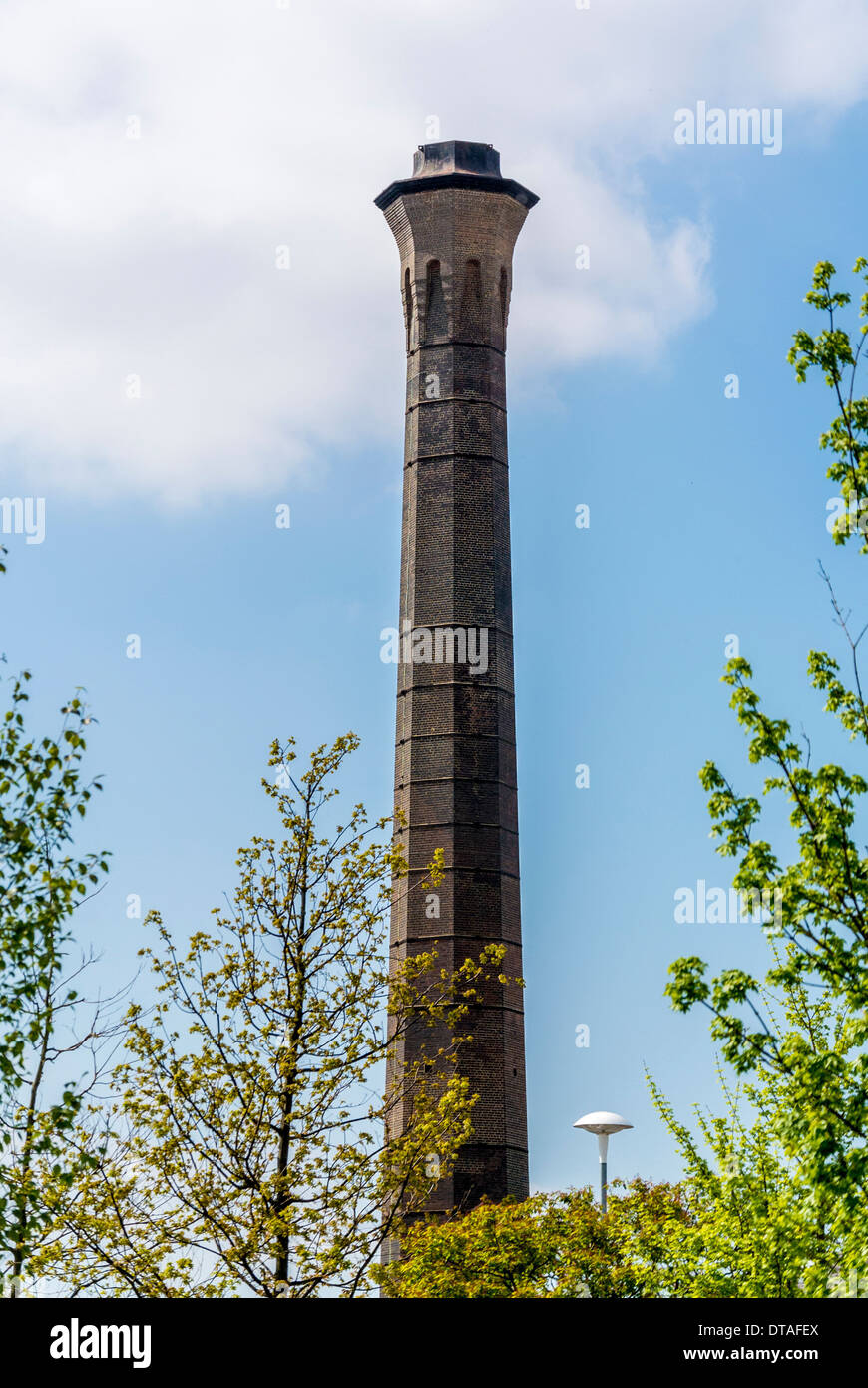 Old incinerator chimney. Foss Islands, York Stock Photo - Alamy