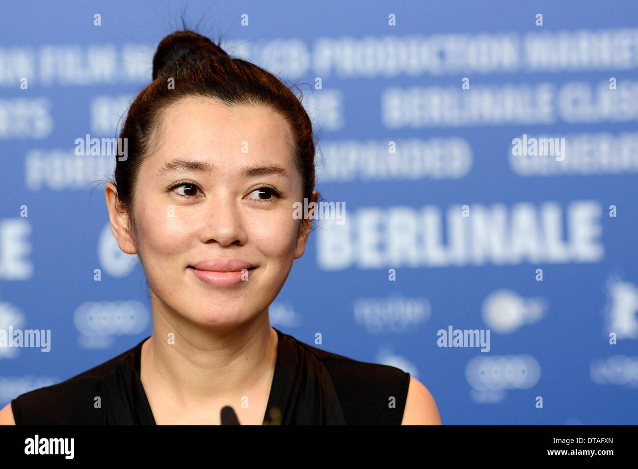 Berlin, Germany. 13th Feb, 2014. Yu Nan during the 'Wu ren qu / No Man ...