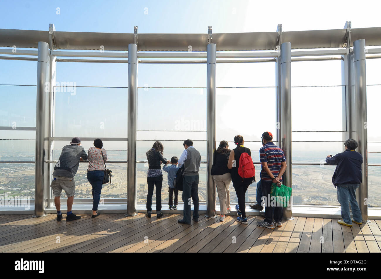 Burj khalifa observation deck hi-res stock photography and images - Alamy