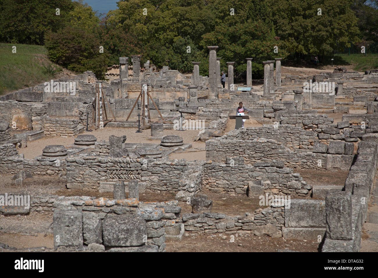 Roman Ruins at Glanum Stock Photo - Alamy