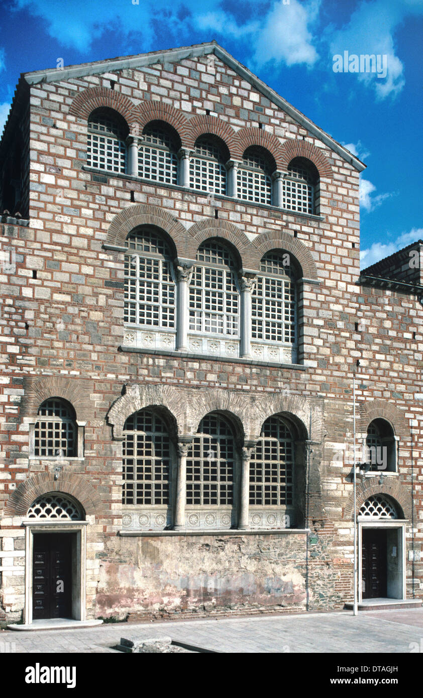 Typical Byzantine Windows and Brick Facade of the Byzantine Church of ...