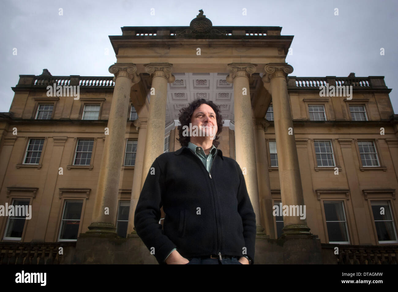 Roger Tempest at his stately home at Broughton Hall,Skipton in North ...