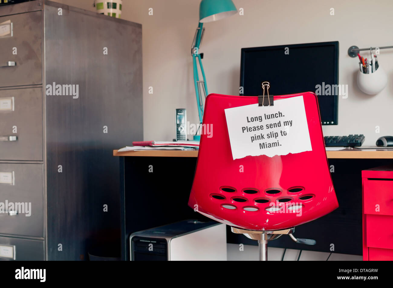 Pink slip hi-res stock photography and images - Alamy