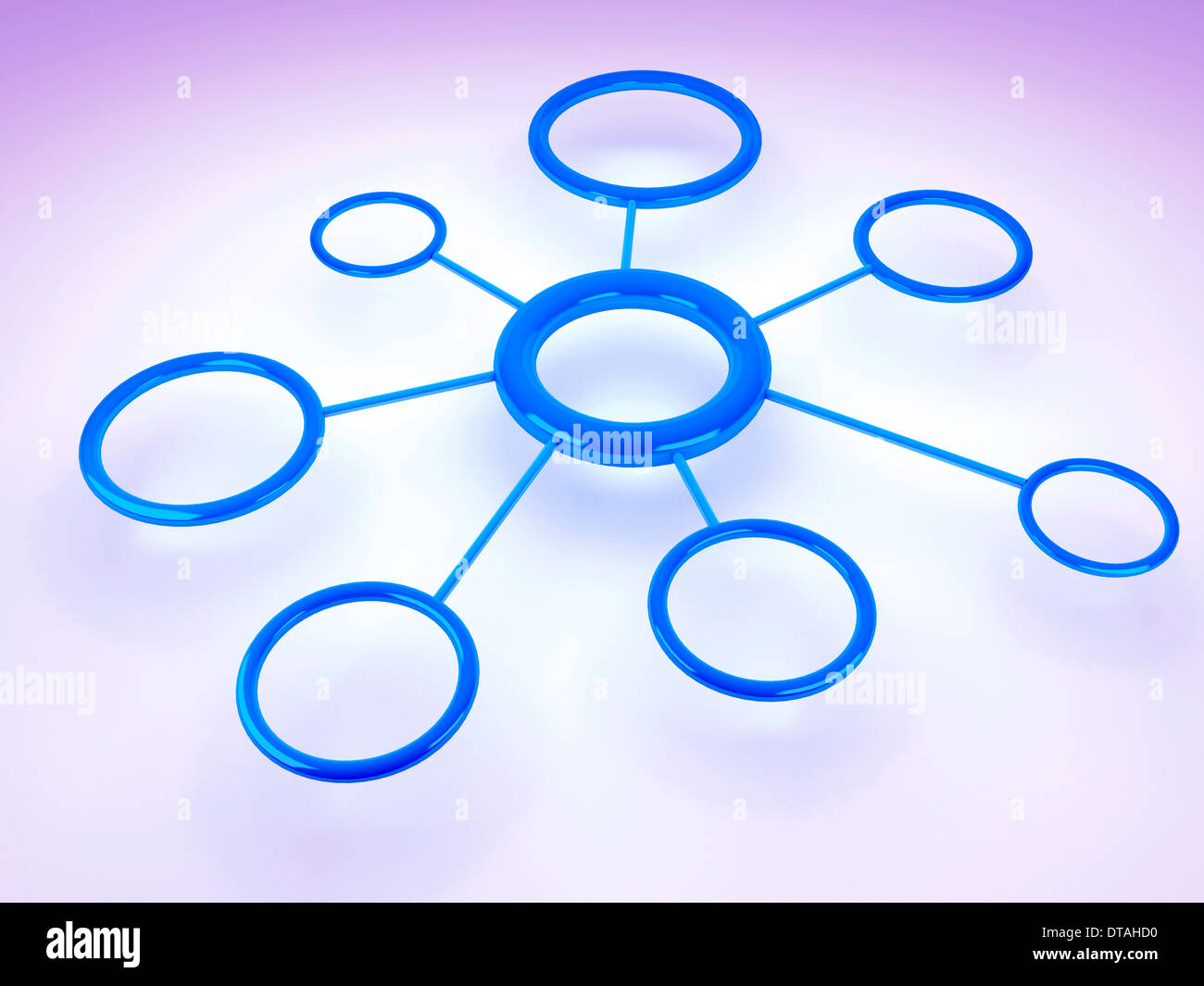 network and internet concept 3d illustration Stock Photo - Alamy