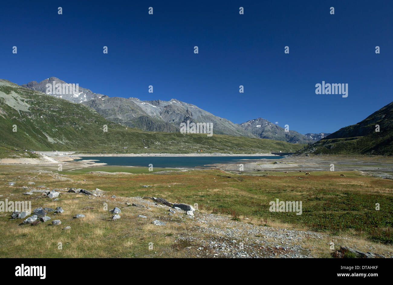 Montespluga, Italy, on the edge of Spluegensees Stock Photo - Alamy