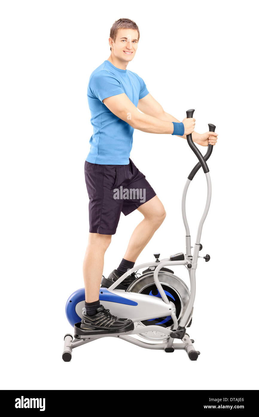 Cross fit training man Cut Out Stock Images & Pictures - Alamy