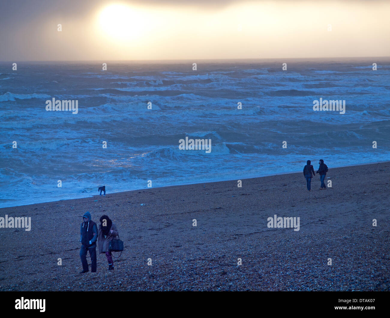 Brighton blustery weather hi-res stock photography and images - Alamy