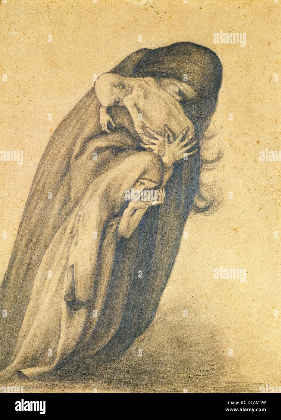 The Grieving Mother, 1890. Artist: Minne, George, Baron (1866-1941 ...