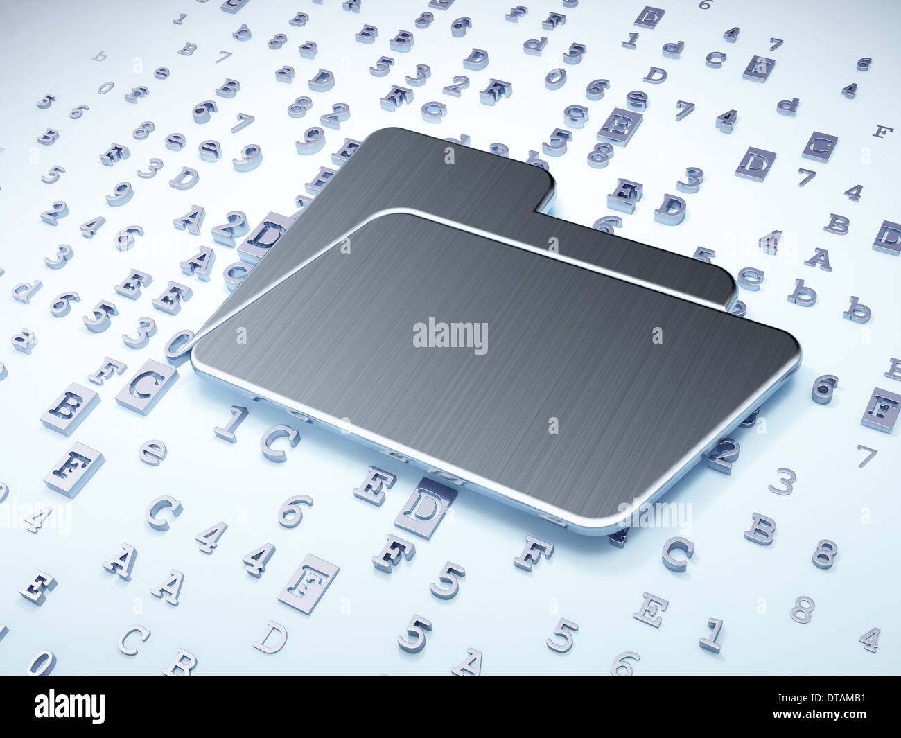Silver folder icon hi-res stock photography and images - Alamy