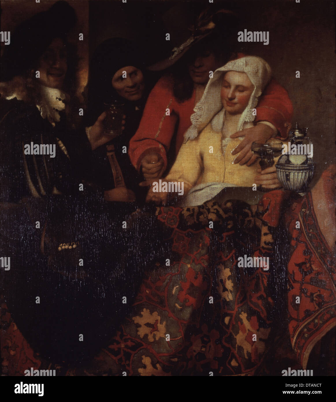 The Procuress, 1656. Artist: Vermeer, Jan (Johannes) (1632-1675 Stock ...