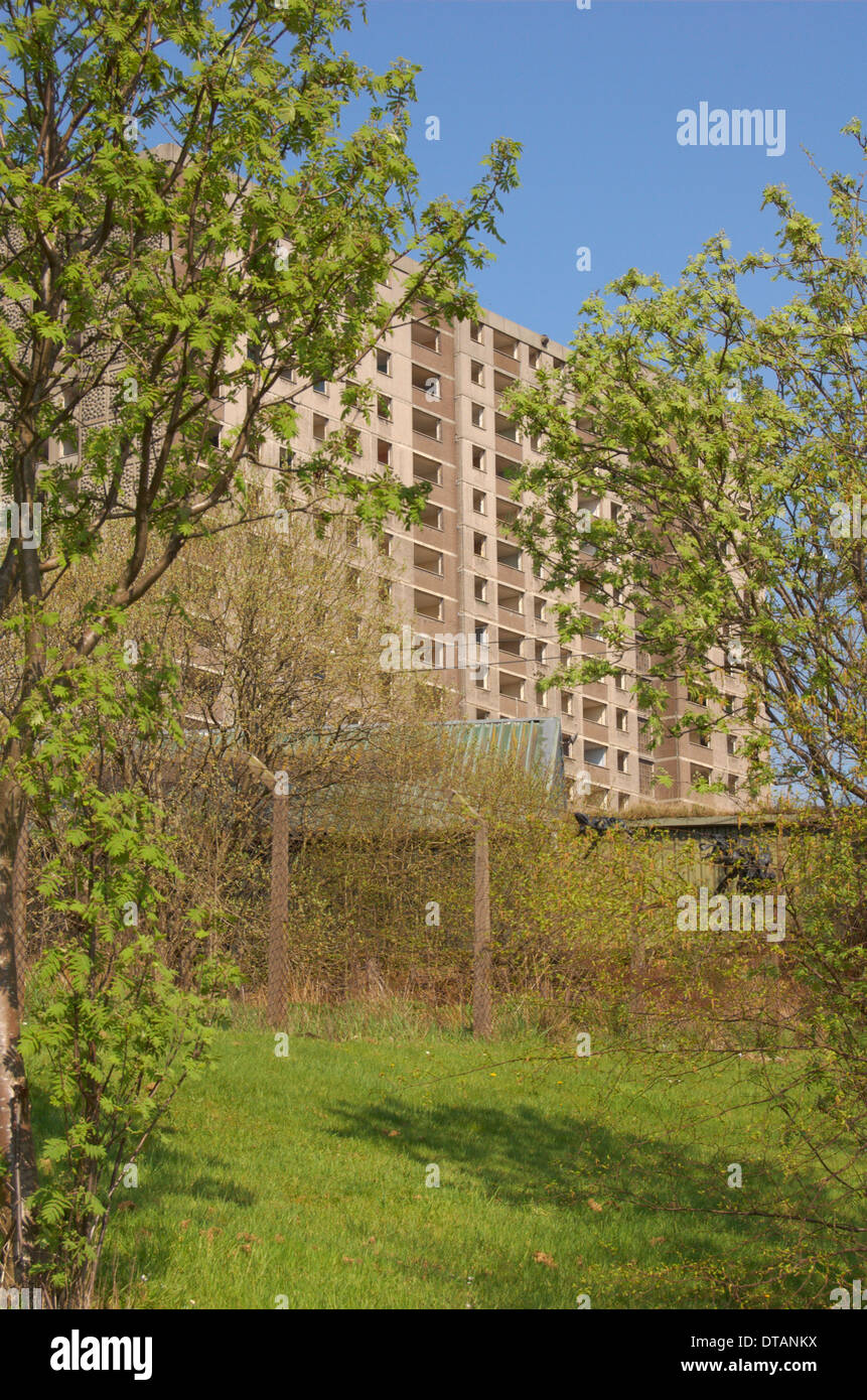 High rise residential buildings at Sighthill in Glasgow, Scotland Stock ...