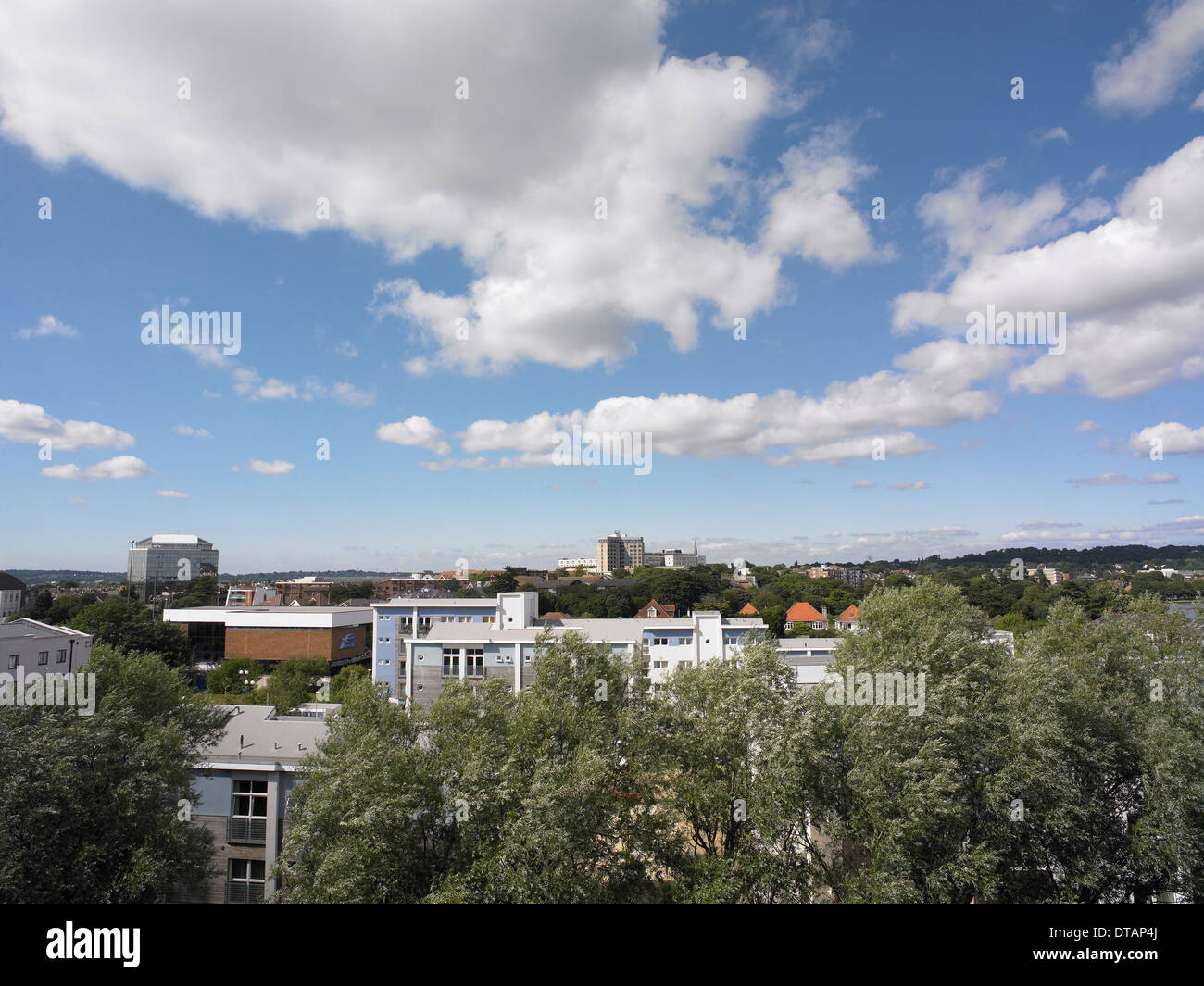 View over city Stock Photo - Alamy