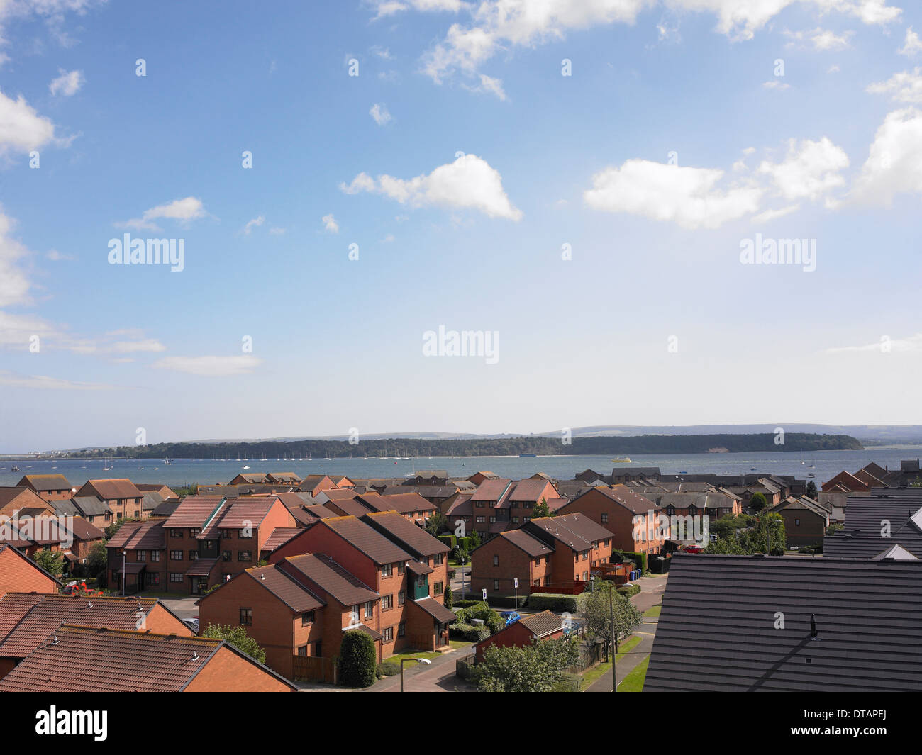 Roof top views of coast Stock Photo - Alamy
