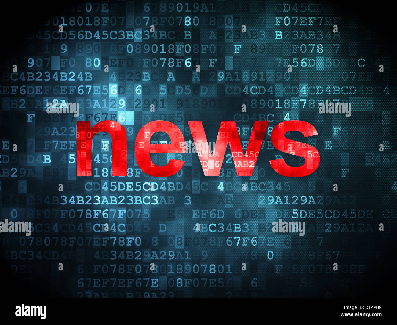 News on digital background Stock Photo - Alamy