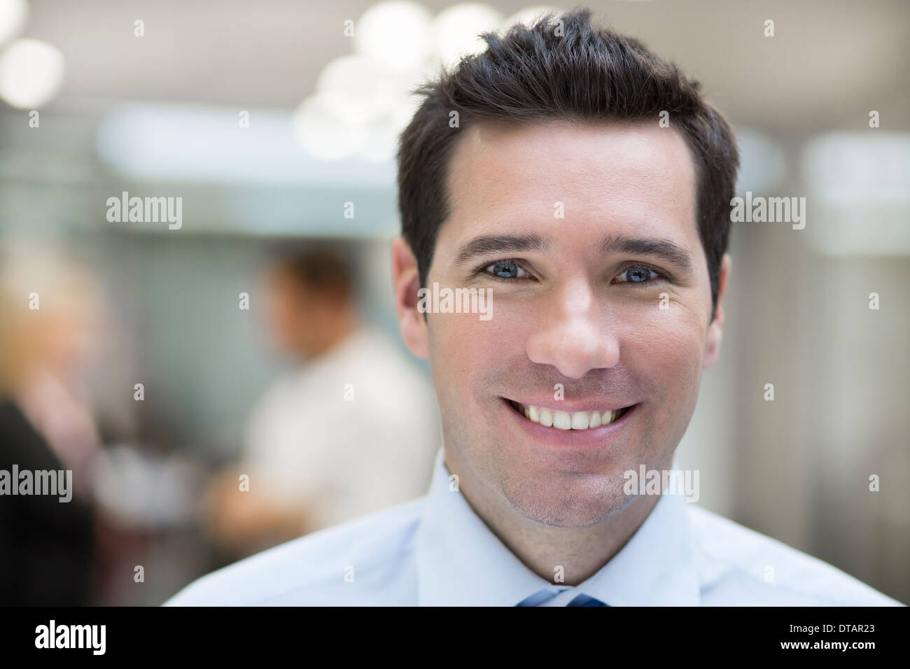Portrait smiling colleagues office hi-res stock photography and images - Alamy