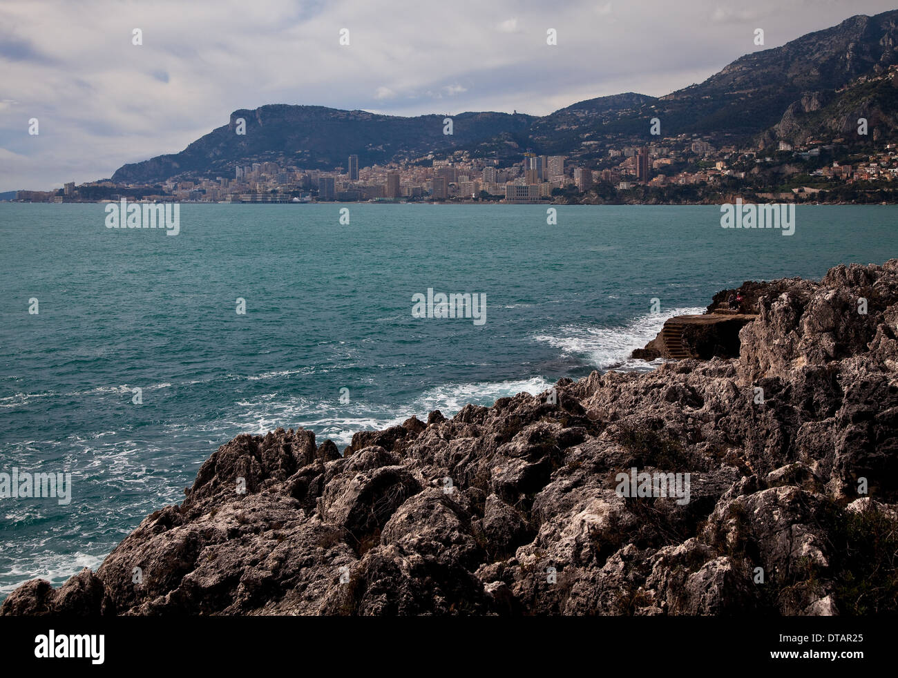 Roquebrune-Cap-Martin, Promenade Le Corbusier Stock Photo - Alamy