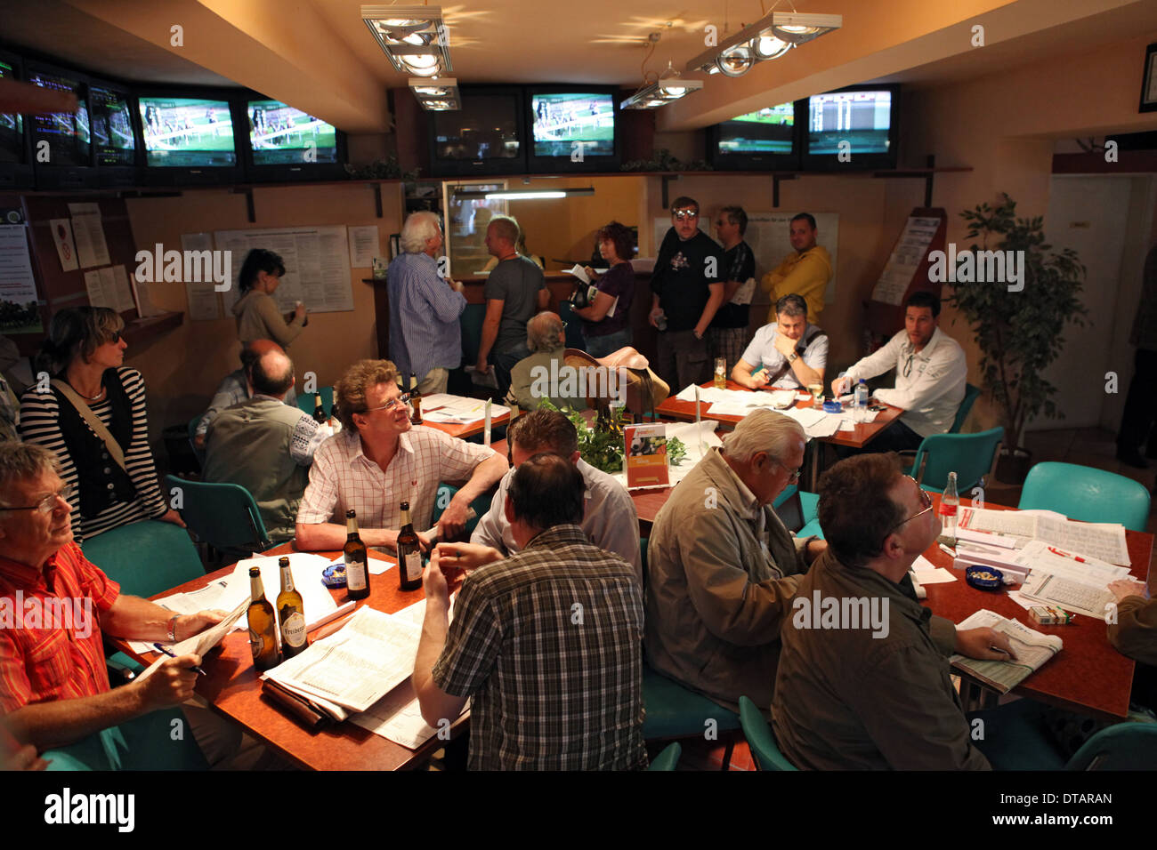 Dresden, Germany, people in a Bookmakers Stock Photo - Alamy